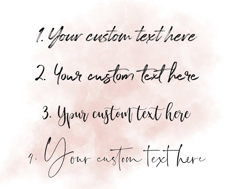 Custom Text on Your Personal Image Custom Quote on Photo | Etsy