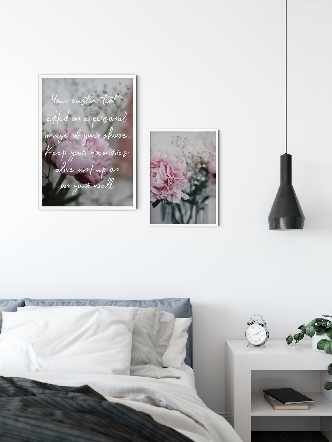 Custom Text on Your Personal Image, Custom Quote Print, Own Photo Wall ...