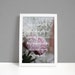 Custom Text on Your Personal Image, Custom Quote Print, Own Photo Wall ...
