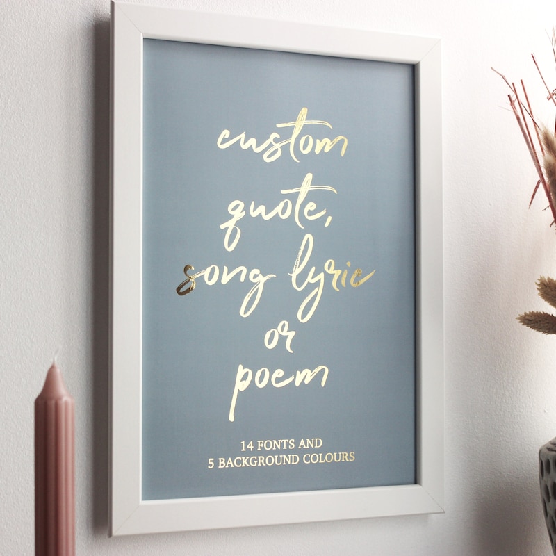 Gold Wording Sign - Etsy