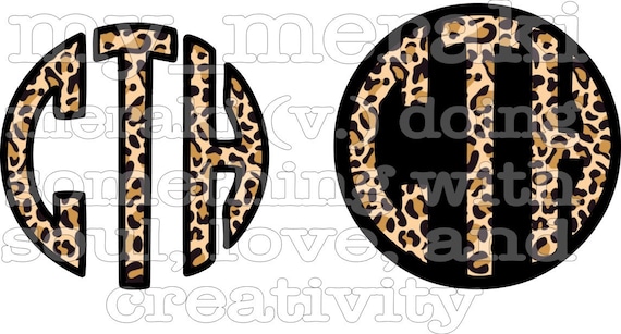 Custom Circle Monogram Initials SVG PNG JPEG Pdf Choose Your | Etsy