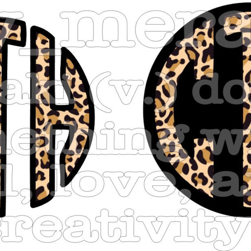 Monogram Print - Etsy