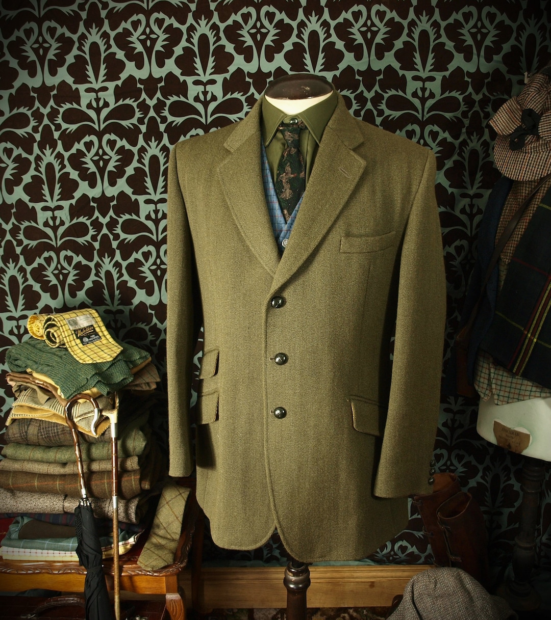 Good Mens Vintage Bladen Keepers Tweed Hacking Riding Jacket - Etsy