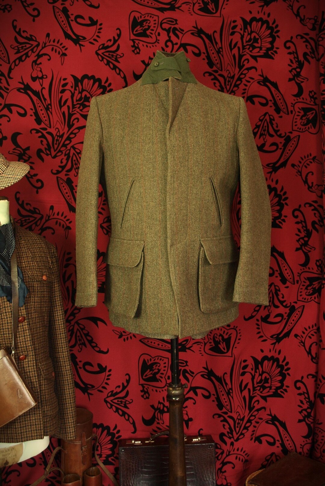Mens Vintage Quality Derby Tweed Norfolk Field Jacket in a Size 40 Inch ...