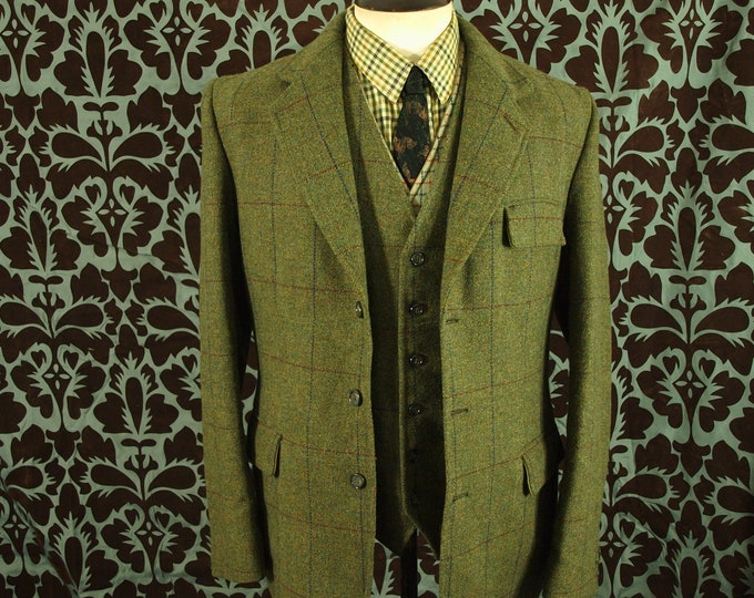 Sold...mens Ratcatcher Tweed Country Jacket and Waistcoat 2 X Internal ...