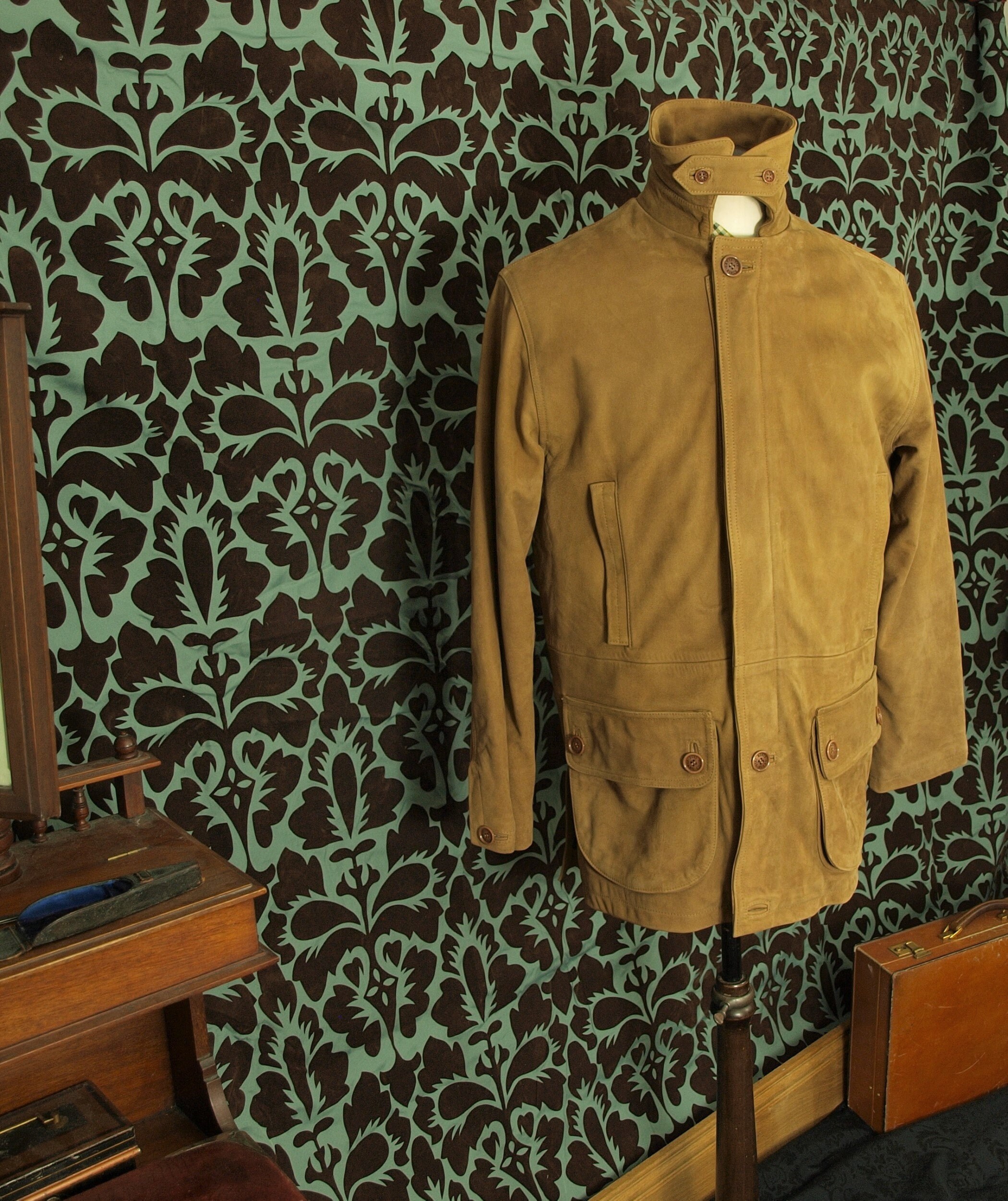 Superb Mens Orvis Bandera Soft Leather Suede Jacket Coat in a larger ... Superb Mens Orvis Bandera Soft Leather Suede Jacket Coat in a larger ...