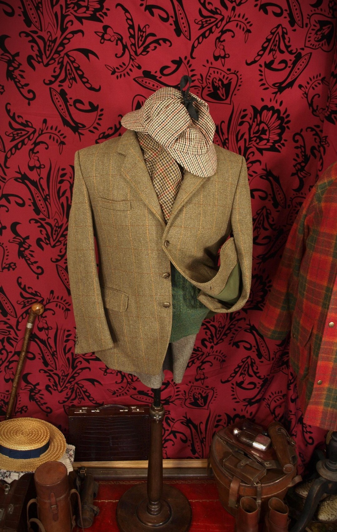 Mens Vintage Quality Issac Walton Tweed Country Field Jacket in a Size ...