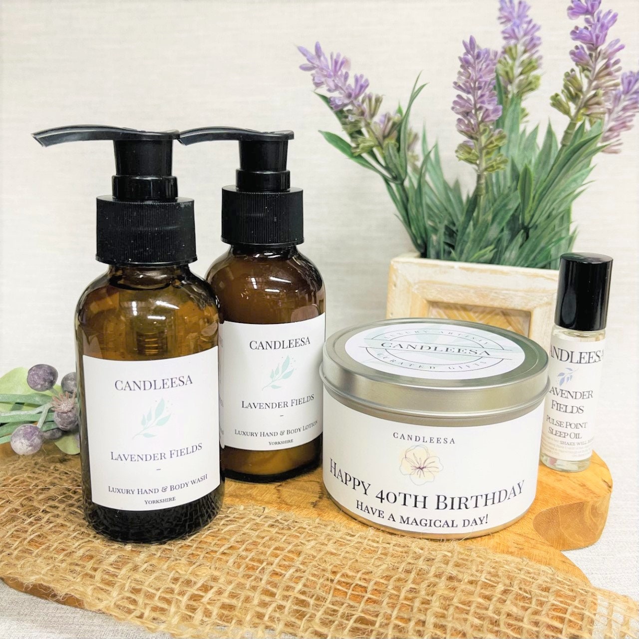 40th BIRTHDAY Pamper Hamper Milestone Birthday Gift Box for - Etsy UK