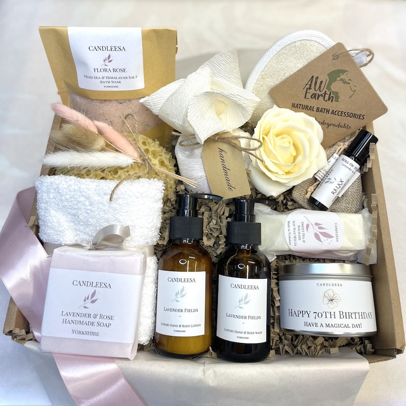 70th Birthday Gift Box 70th Hamper for Her 70th Anniversary - Etsy ...