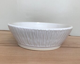 Carved pottery bowl | Etsy