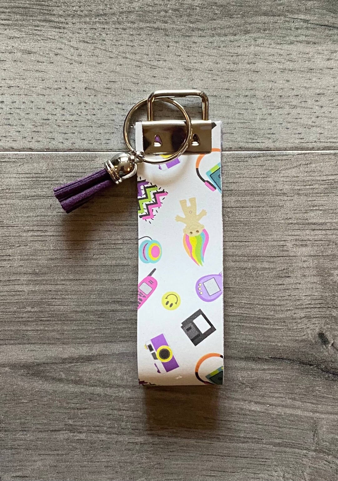 90s Throwback Key Fob Small - Etsy