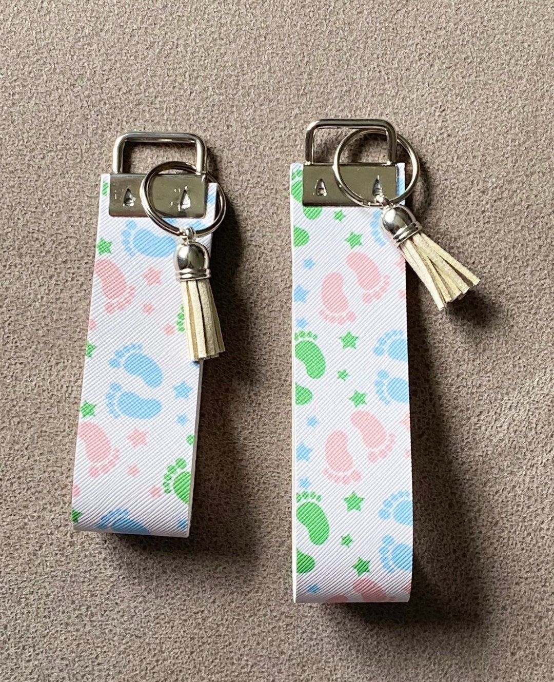 Baby Feet Key Fob - Etsy
