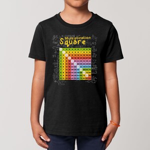 Number Multiplication Table Kids T-shirt Maths Science Education Times ...
