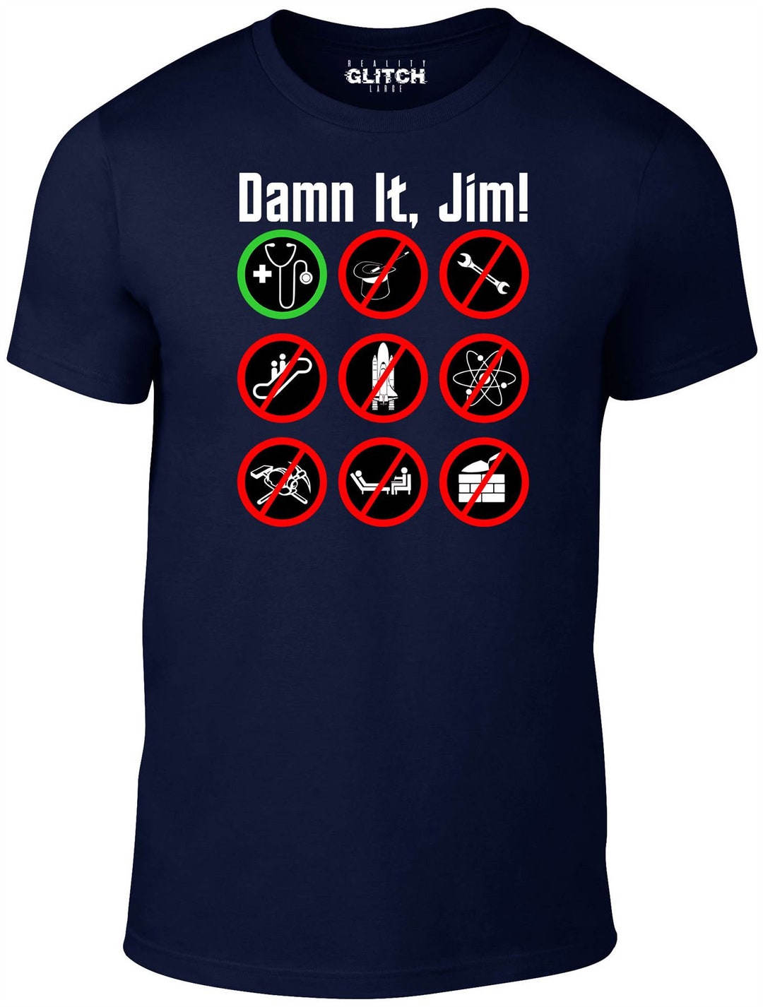 Men's Damn It Jim T-shirt – Funny Sci-fi Inspired Graphic Tee - Etsy