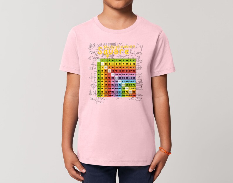 Number Multiplication Table Kids T-shirt Maths Science Education Times ...