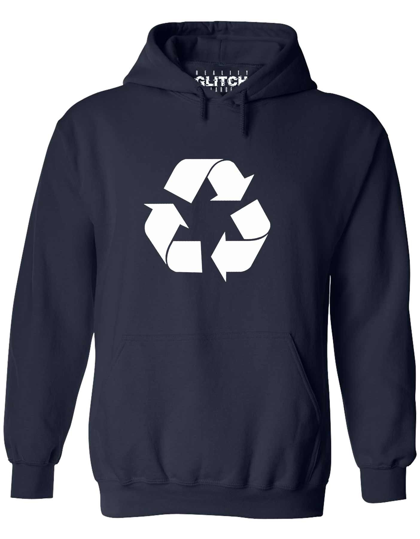 Mens Recycling Symbol Hoodie Global Warming Recycling Save - Etsy