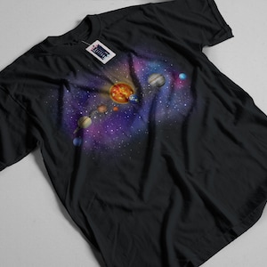 Solar System & Planets Kids T-shirt Cool Space - Etsy