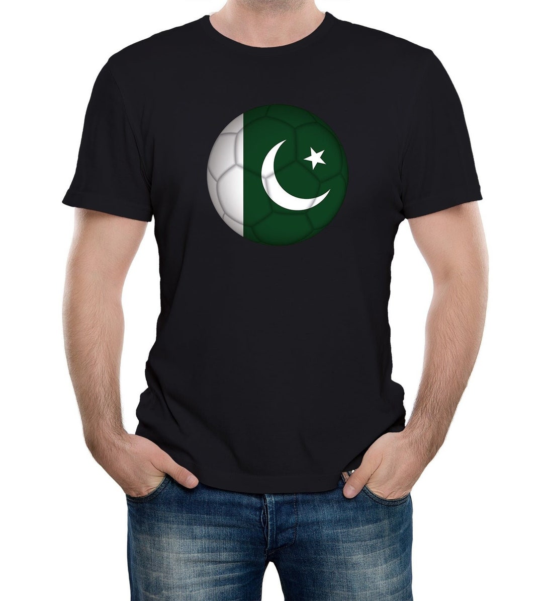 Mens Pakistan Football Supporter T-shirt World Cup Euros Copa America ...