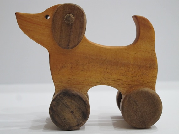 Wooden Push Toy With Wheels Pull and Push Toy Eco Friendly | Etsy