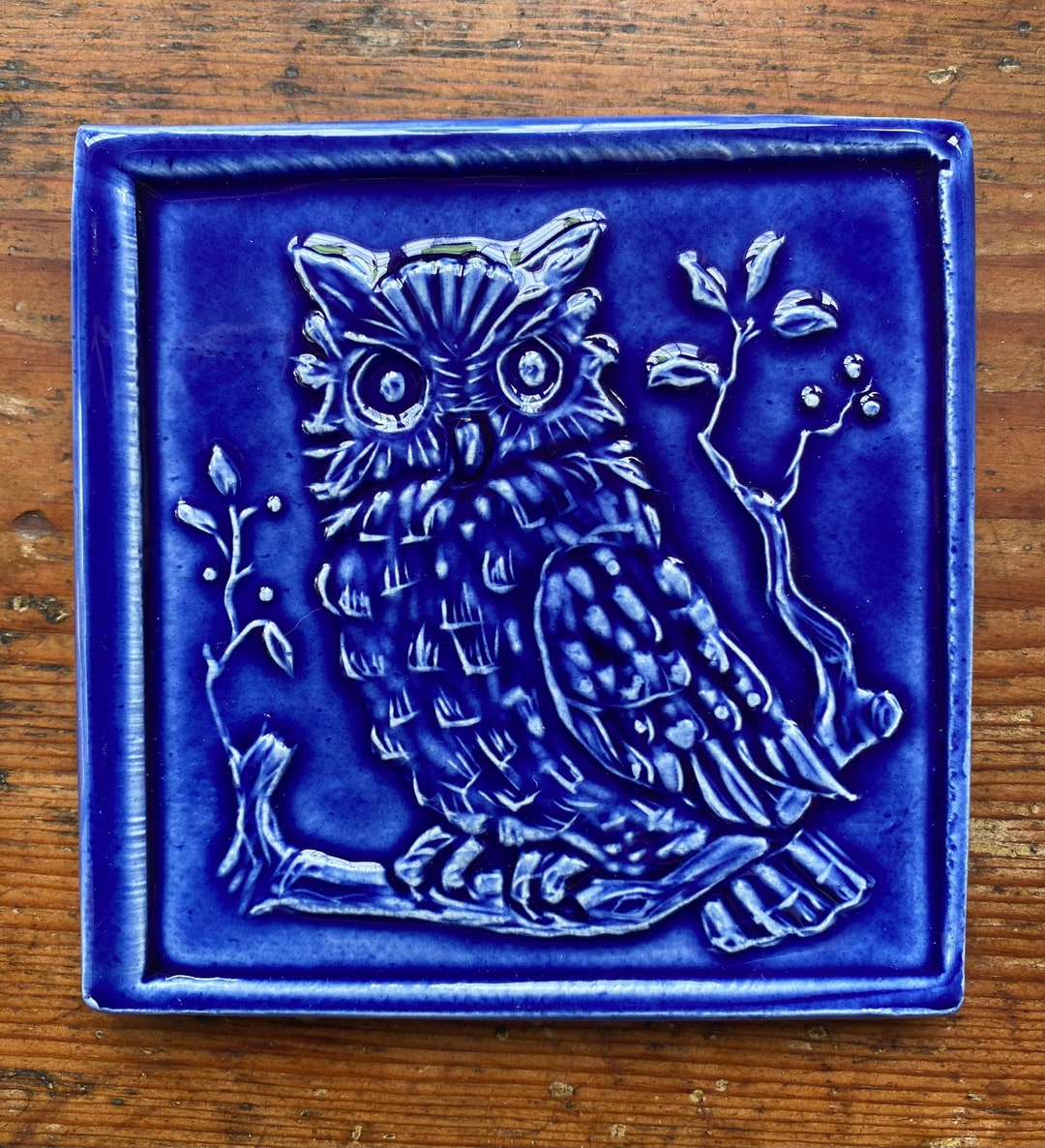 Beautiful Blue Tiles, Handmade in the Westcountry. - Etsy