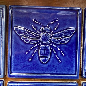 Beautiful Blue Tiles, Handmade in the Westcountry. - Etsy