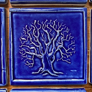 Beautiful Blue Tiles, Handmade in the Westcountry. - Etsy
