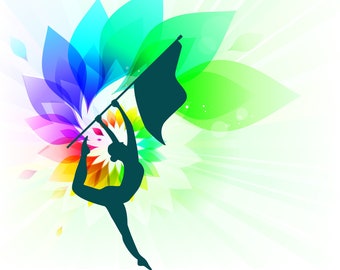 Rainbow Color Guard - Etsy