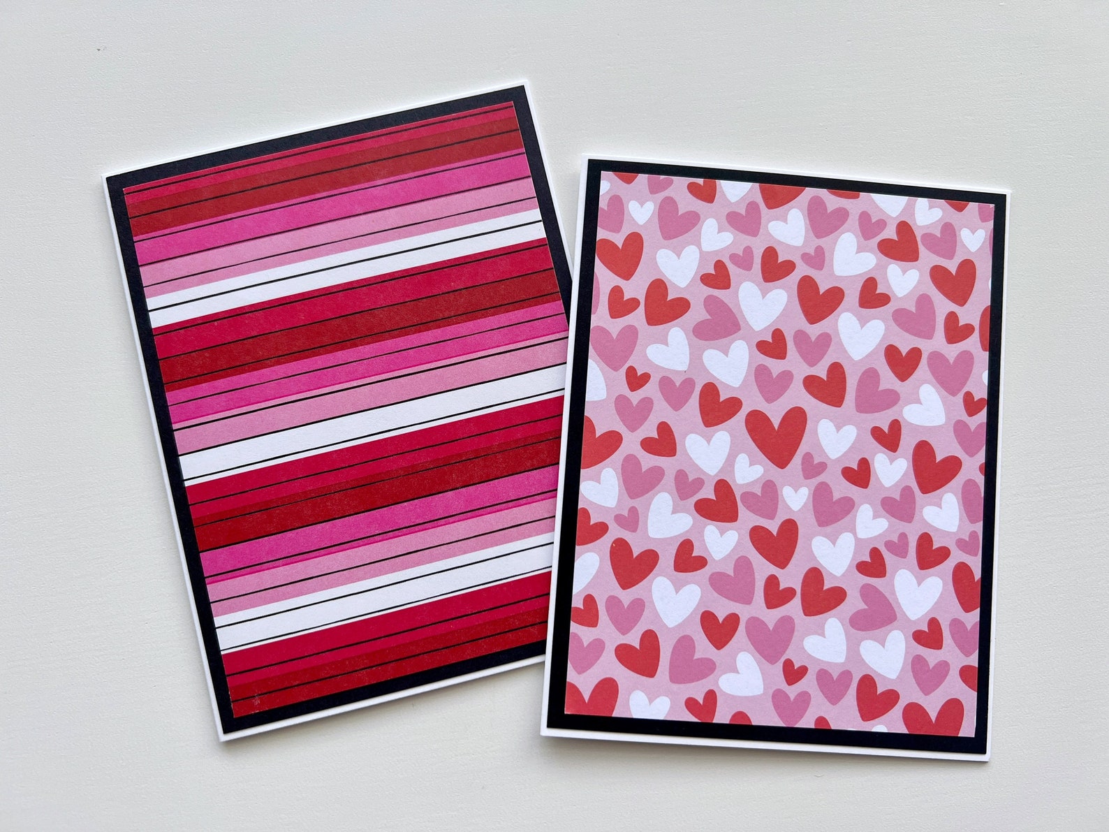 Valentines Day Cards Assortment Set of 6 Handmade Valentines - Etsy