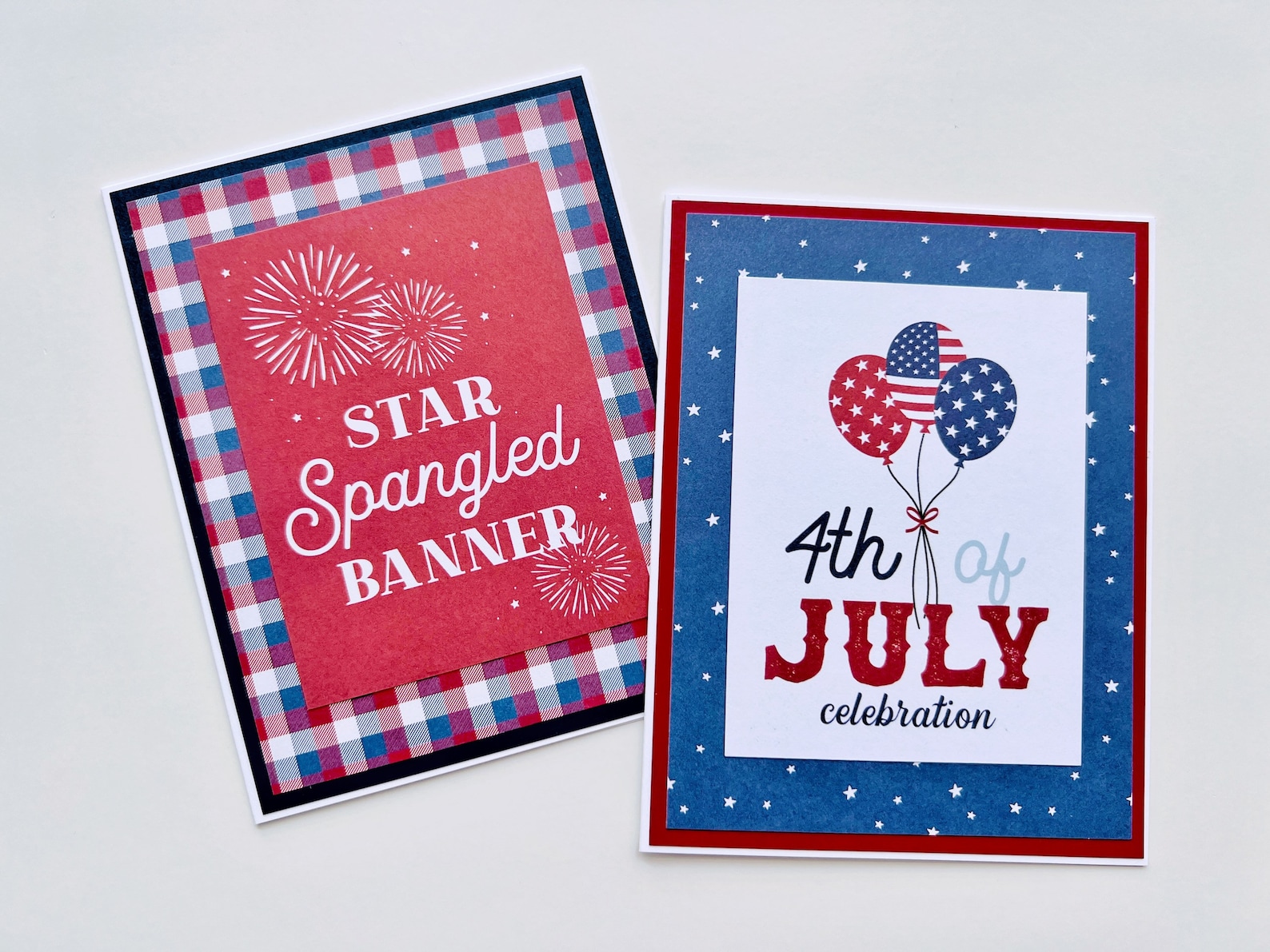 4th of July Cards Independence Day Card Set Greeting Card | Etsy