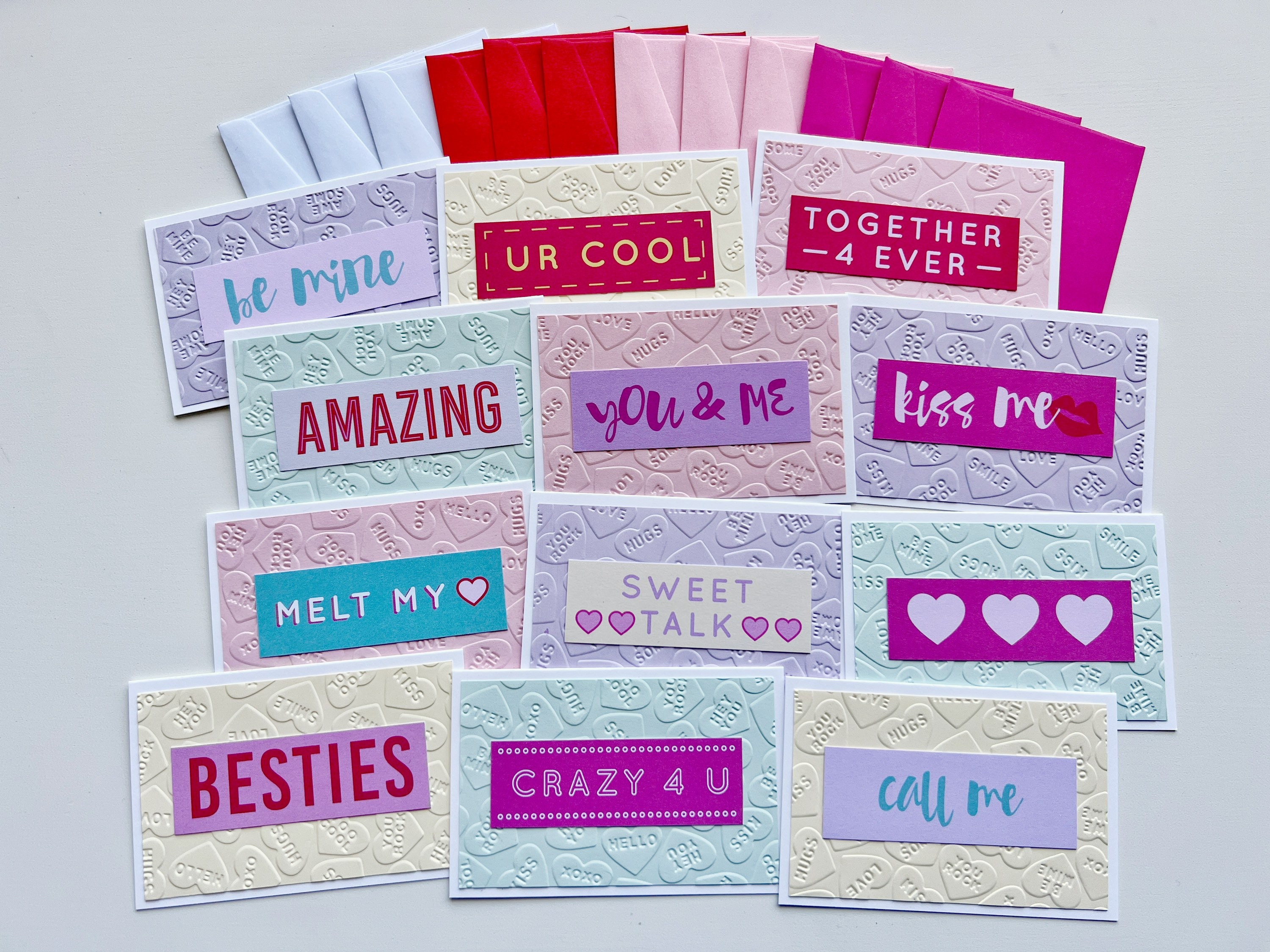Mini Love Note Cards, Valentines Day Cards for Kids - Etsy