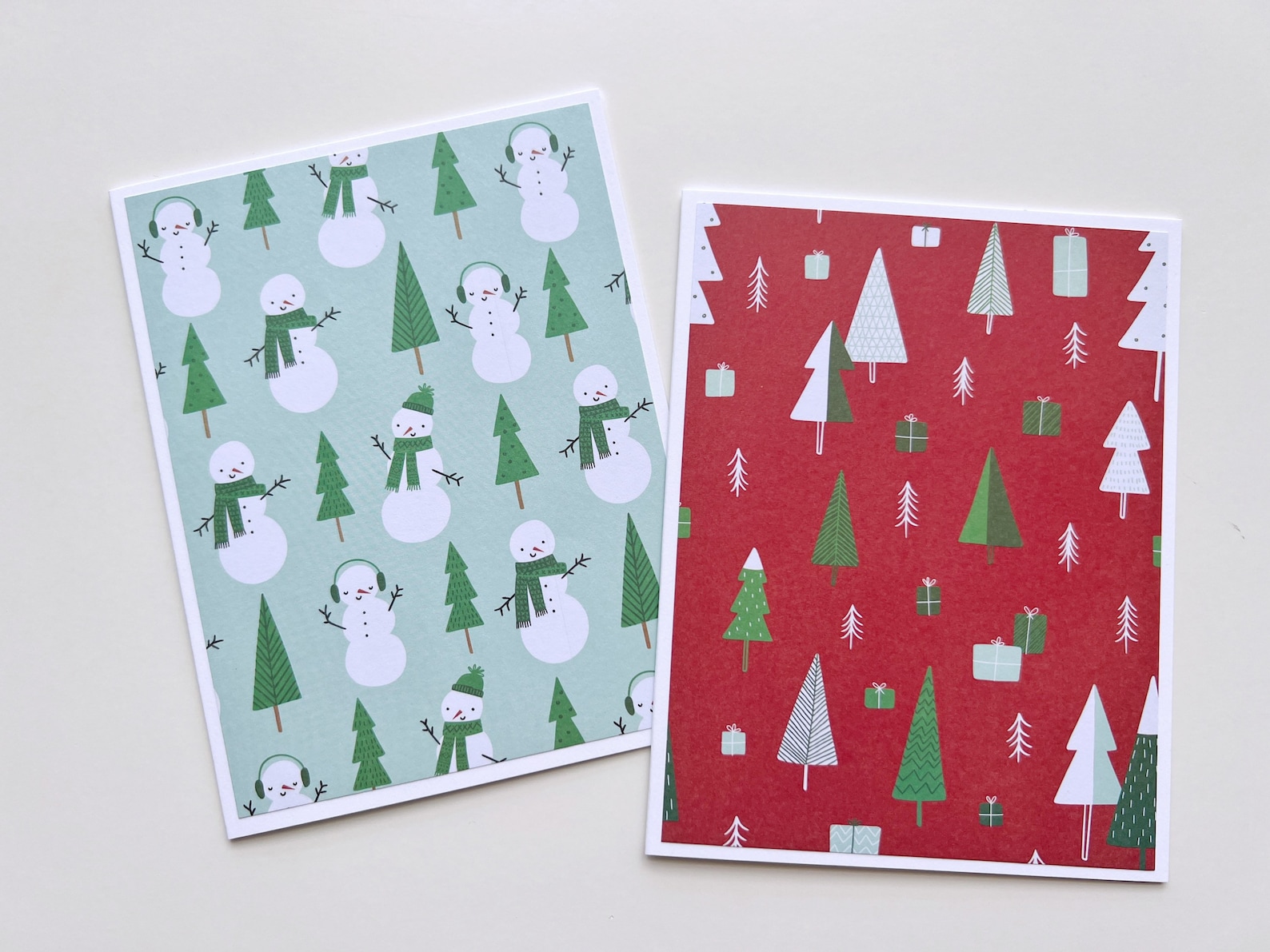 Handmade Christmas Cards Set of 10 - Etsy