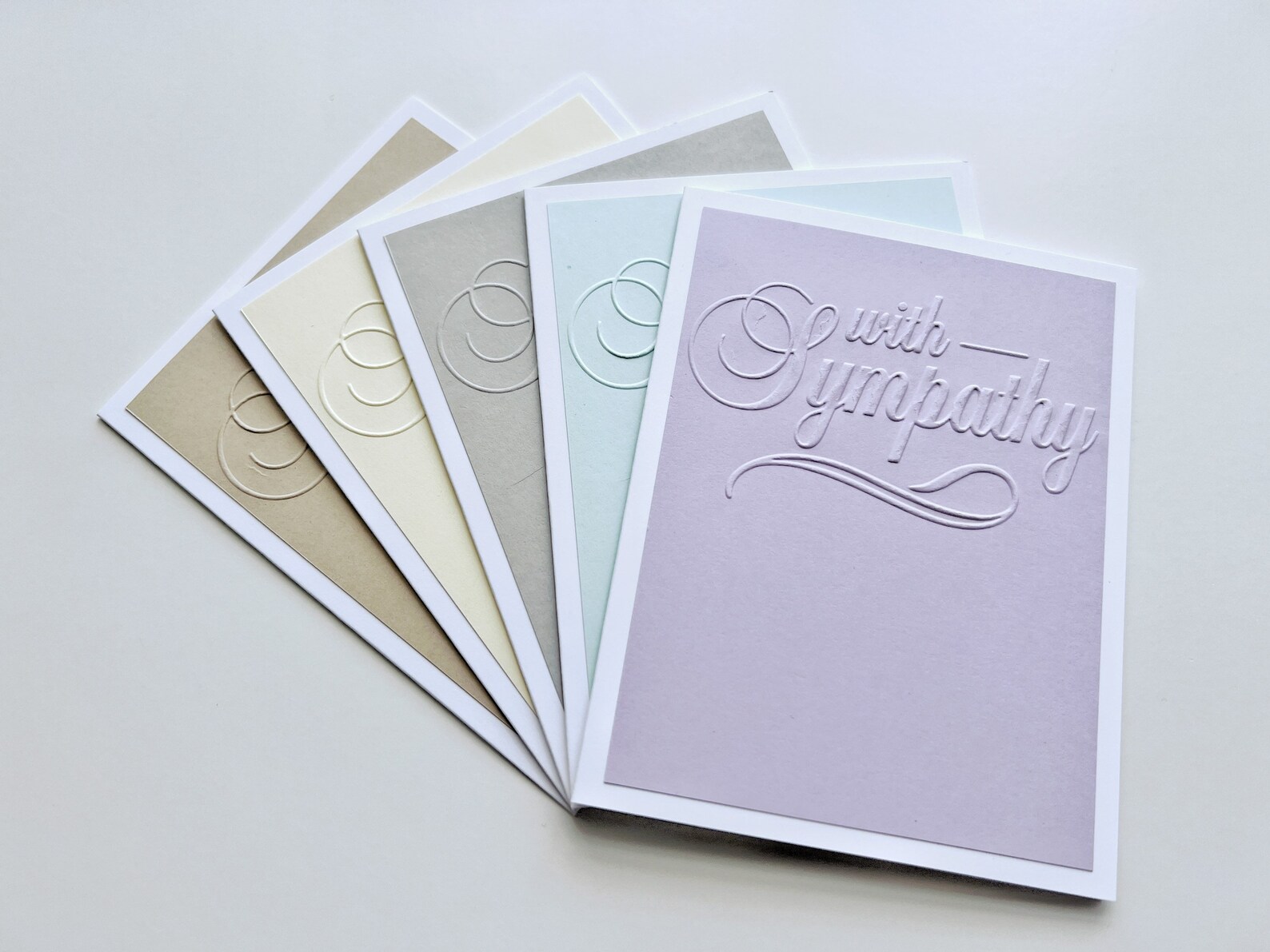 Sympathy Cards Embossed Card Set With Sympathy Cards Blank - Etsy