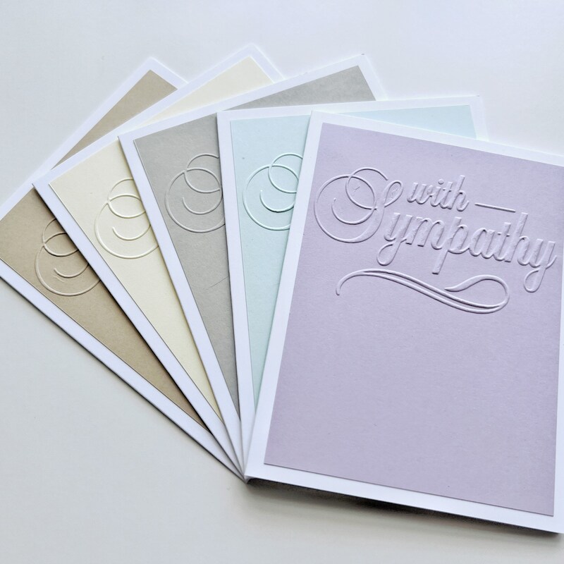 Embossed Cards - Etsy