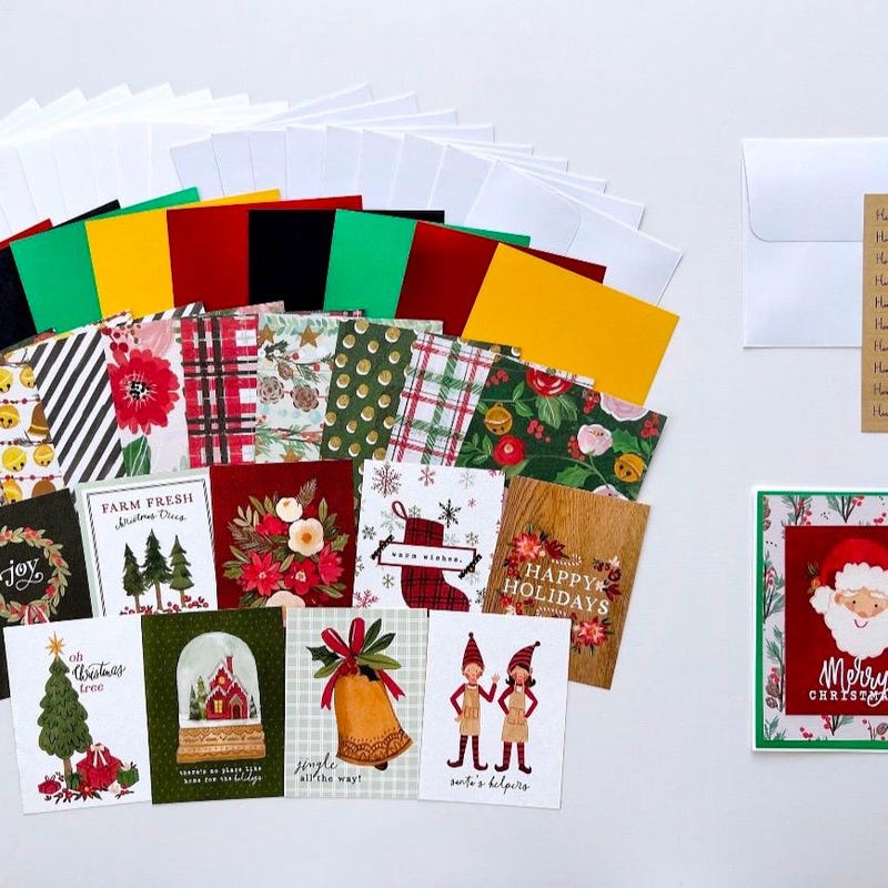 Christmas Card Kit - Etsy