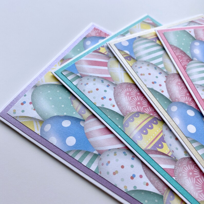 Handmade Easter Cards, Set of 4, Spring Note Cards - Etsy