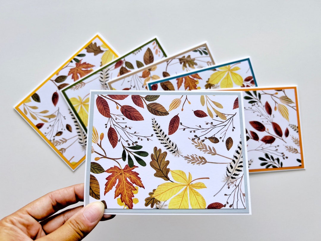 Greeting Cards for Fall and Thanksgiving - Etsy