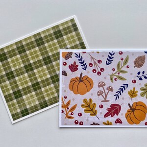 Handmade Fall Greeting Cards, Thanksgiving Card Set of 10 - Etsy