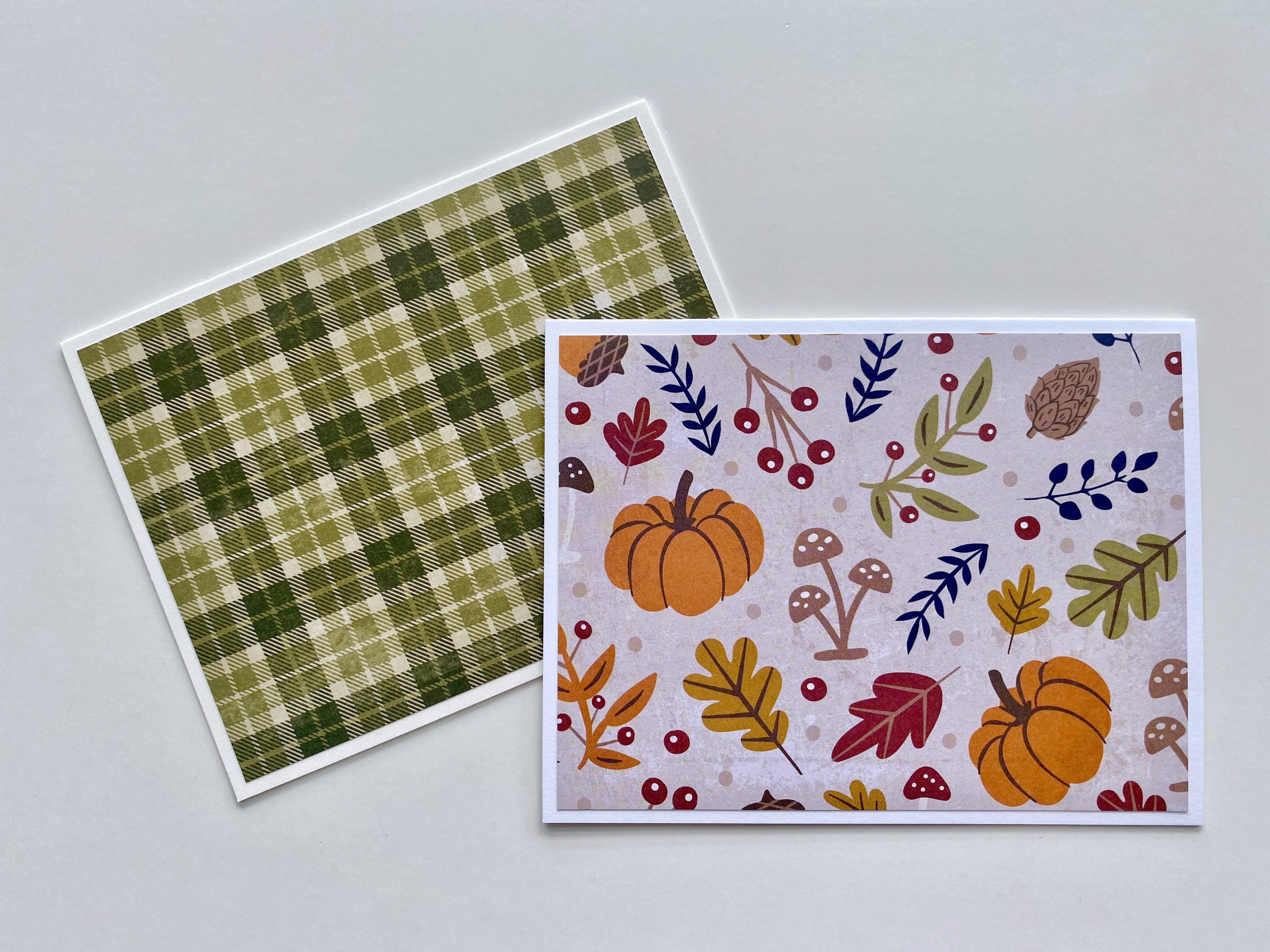 Handmade Fall Greeting Cards, Thanksgiving Card Set of 10 - Etsy