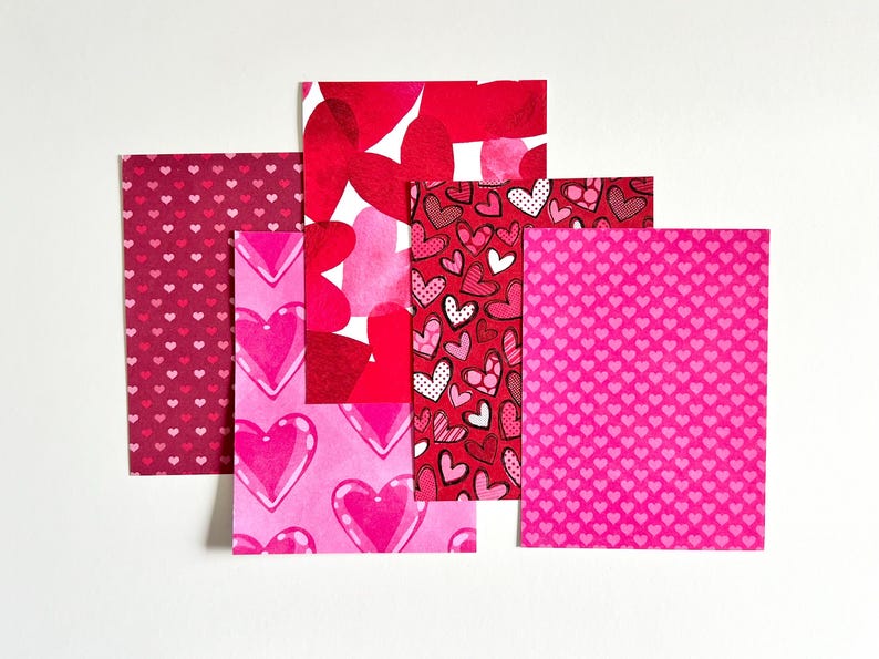 Valentines Day Card Making Kit, DIY Greeting Cards, Gift Idea ...