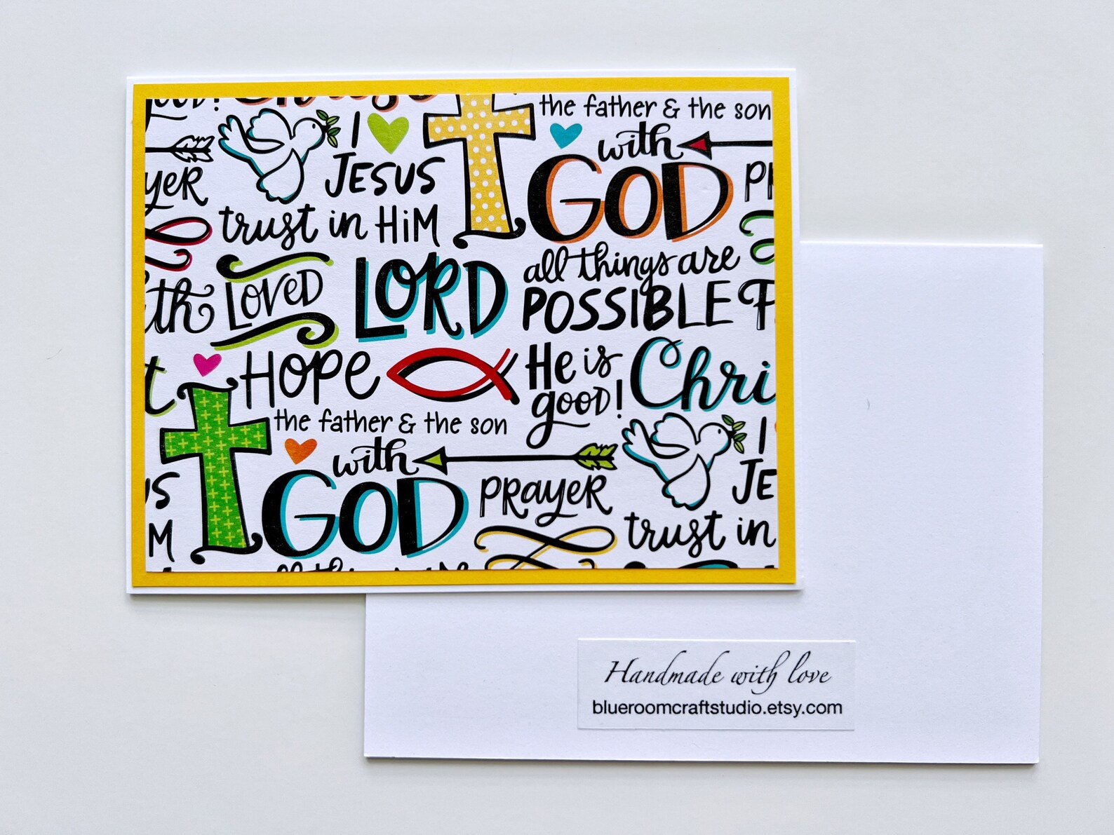 Handmade Religious Greeting Cards: Christian Note Card Set - Etsy
