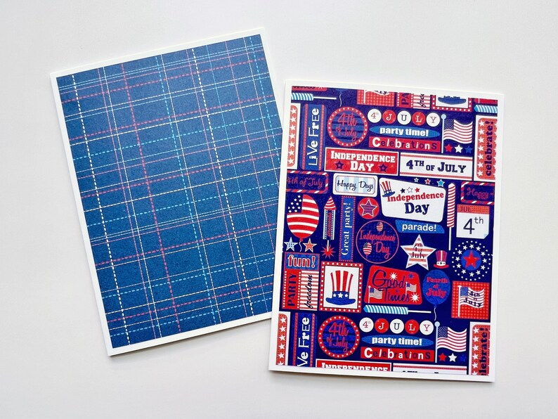 Fourth of July Cards Independence Day Card Set of 10 - Etsy