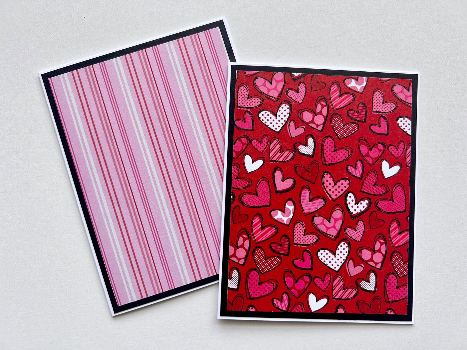 Valentines Day Cards Assortment Set of 6 Handmade Valentines - Etsy