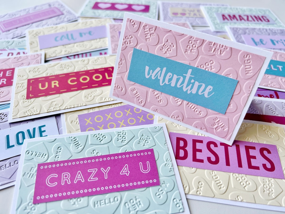 Mini Love Note Cards, Valentines Day Cards for Kids - Etsy