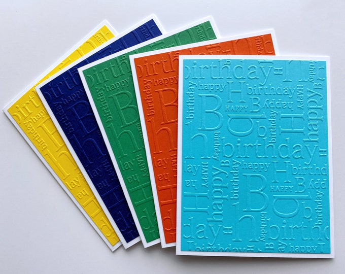 Thank You Card Set Floral Thank You Cards Handmade Greeting - Etsy