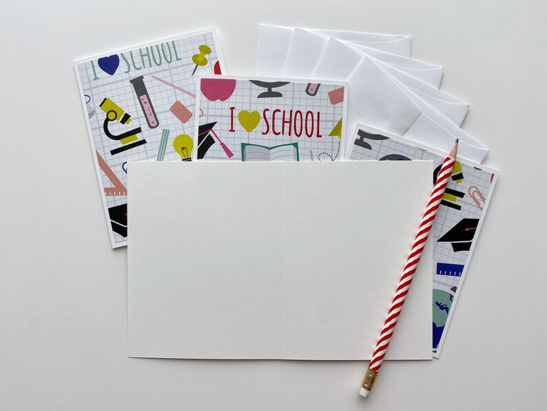 Handmade School Cards 1st Day of School Cards for Kids - Etsy