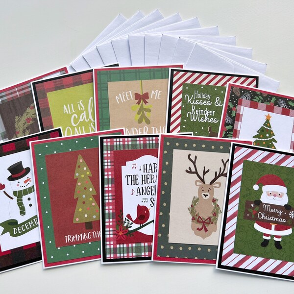 Handmade Christmas Cards - Etsy
