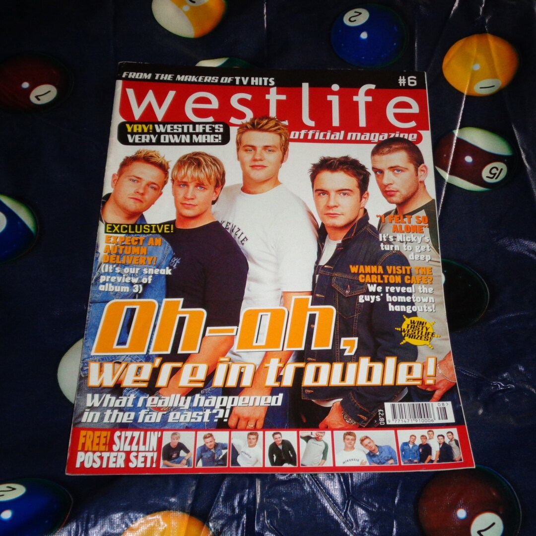 Rare Westlife Official Magazine Issue No.6 Music Memorabilia - Etsy