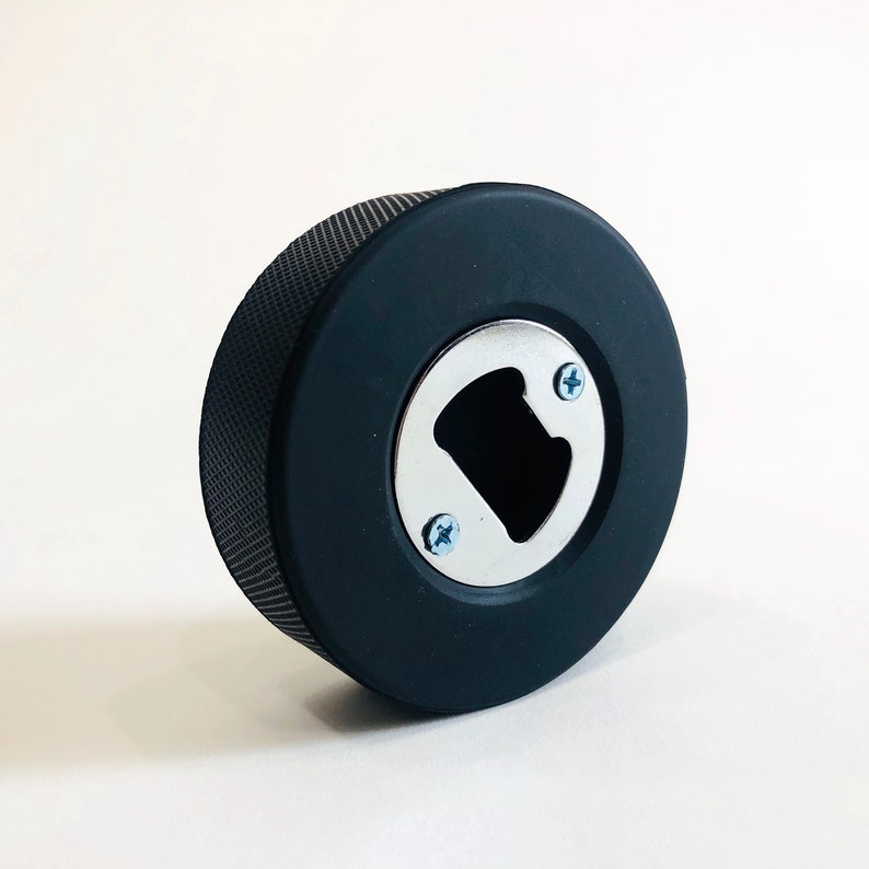Hockey Puck Bottle Opener - Etsy