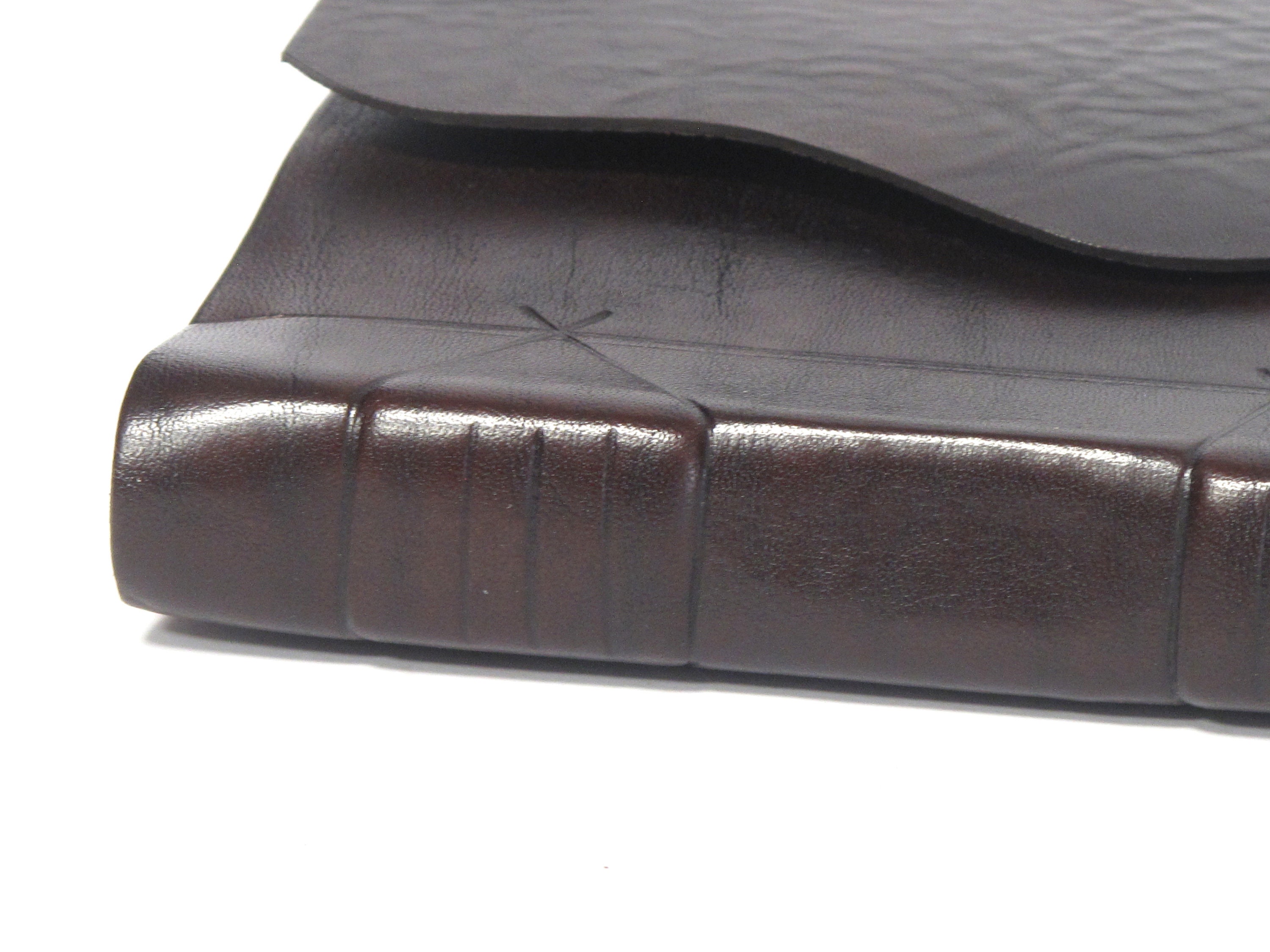 Leather Book With Handmade Paper - Size 7x10 Inch - Etsy