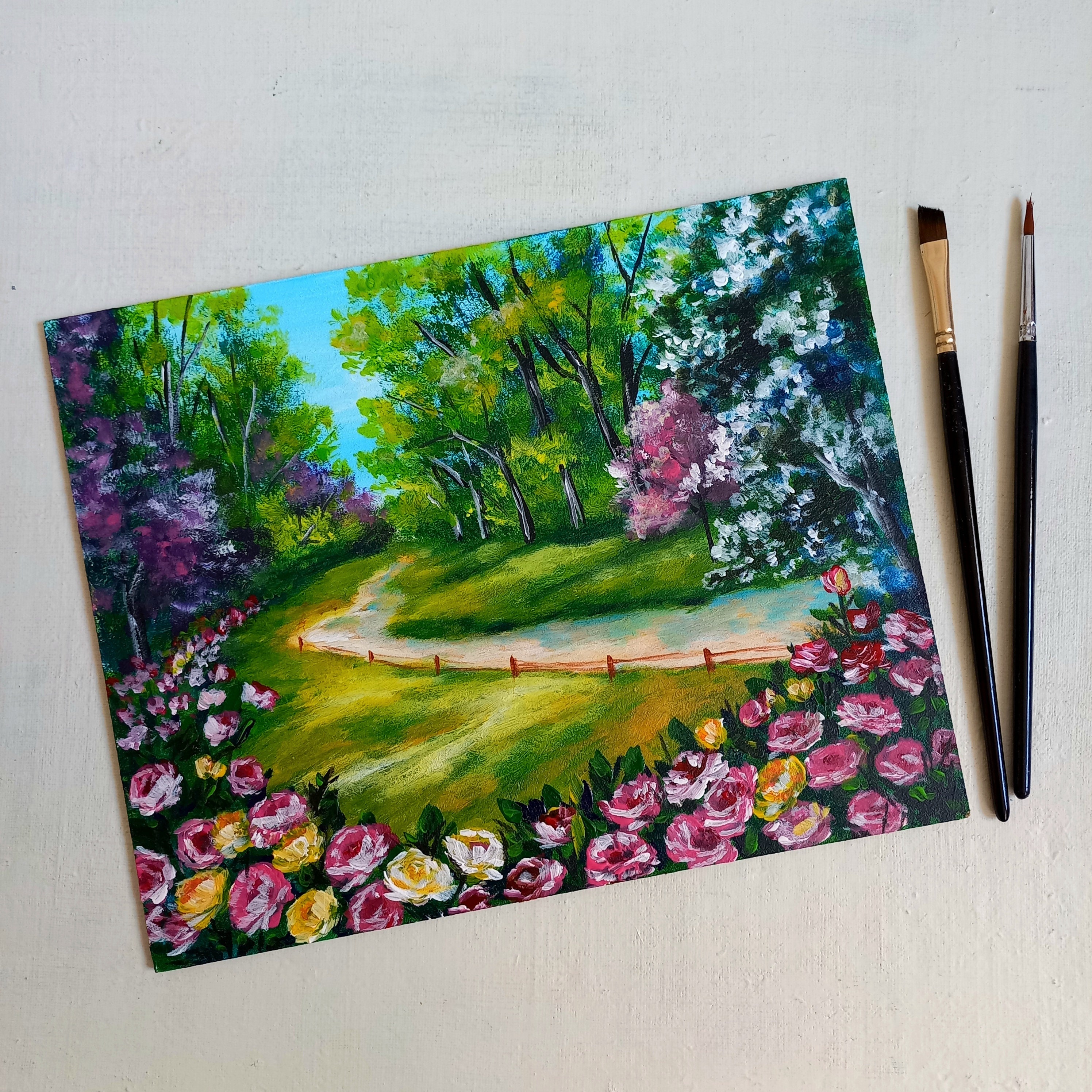 Simple Garden Paintings